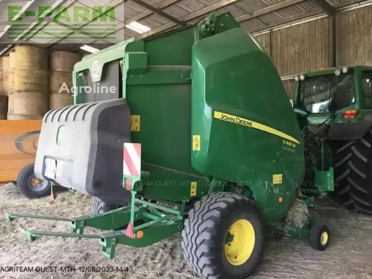 John Deere v461m balirka za četvrtaste bale