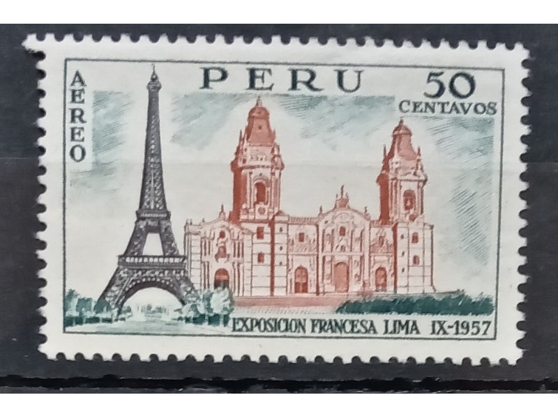 PERU 1957 - SAJAM FRANCUSKE U LIMI **