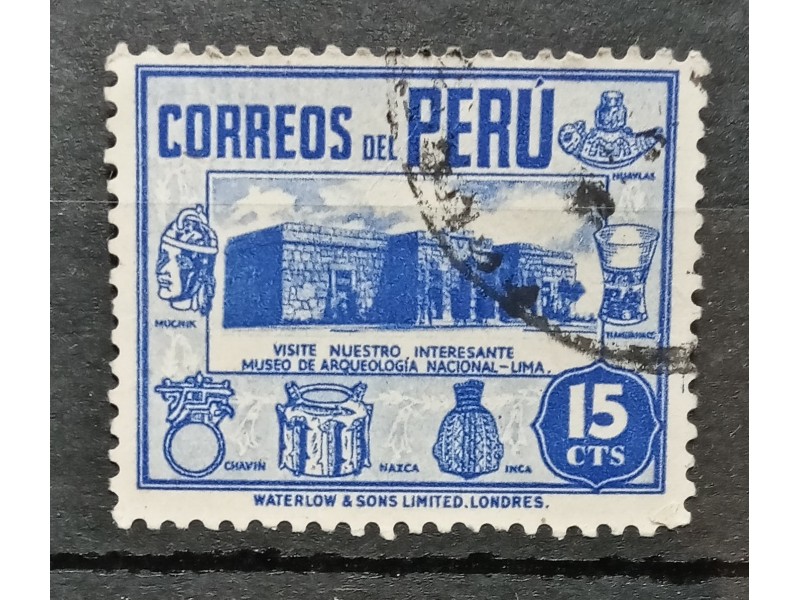 PERU 1938 - ARHEOLOŠKI MUZEJ U LIMI