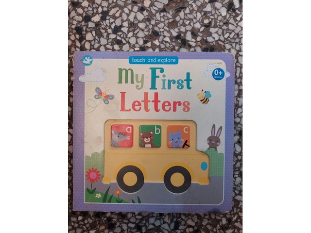 My first letters Touch and explore
