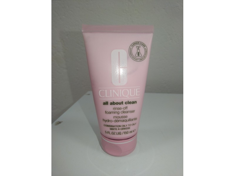 Clinique all about clean rinse off 150ml