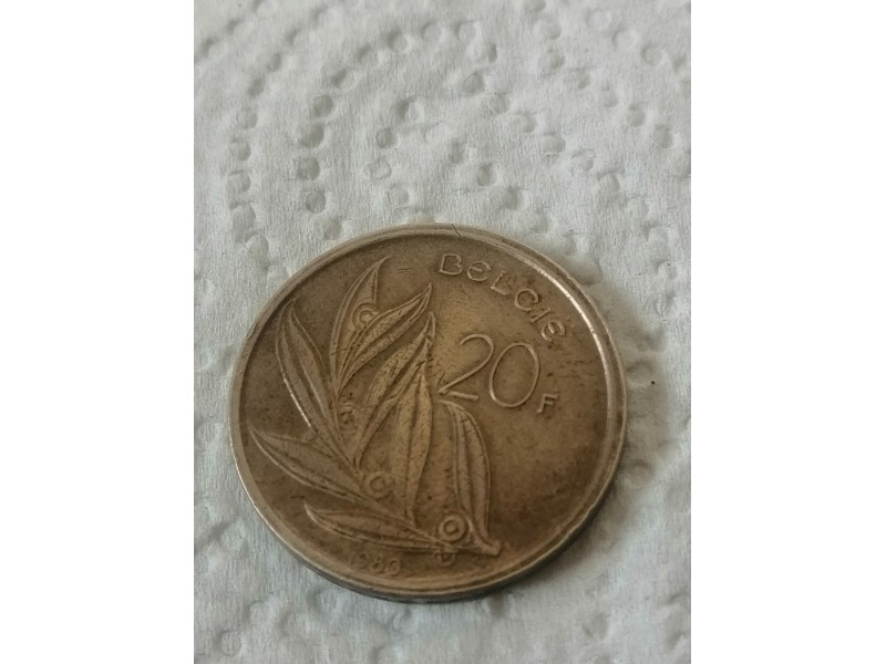 20 FRANAKA 1980.BELGIJA