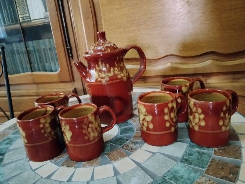 Nov keramicki set solja i bokal