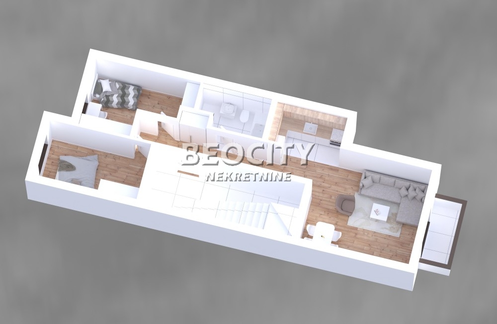 Trosoban stan, 63 m2, Telep, Gorana Kovačića ID: 122943