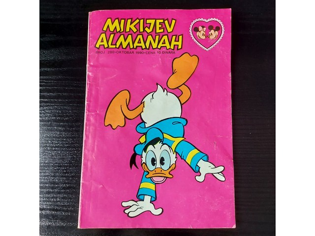 Mikijev almanah Broj 280, 1990 god.