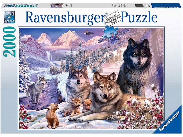 Ravensburger Puzzle 2000 delova -  Vukovi 16012