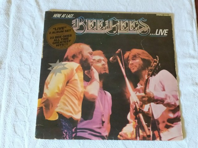 BEE GEES - Here at last (2LP LIVE, 2.PRESSING,3+/5/4+)