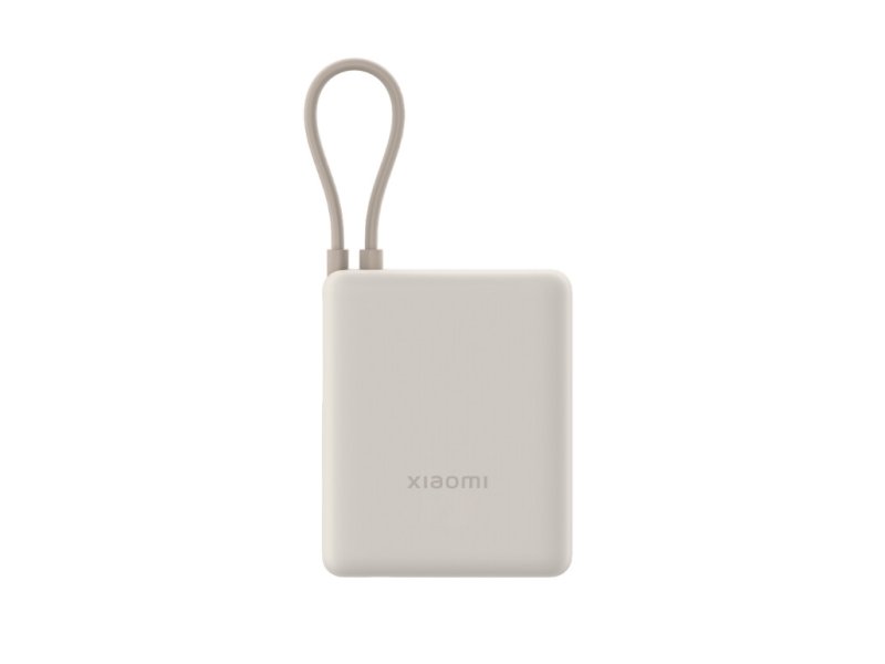 XIAOMI POWER BANK 10000MAH 33W INTEGRISAN KABL, TYPE C, BEŽ