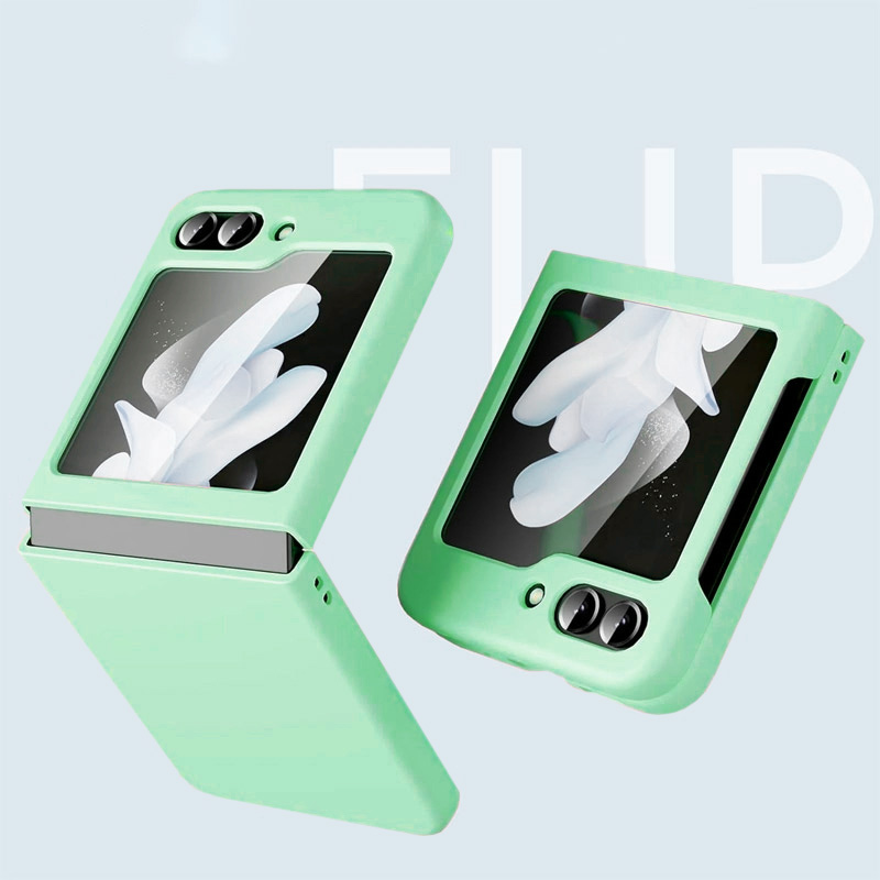 Zastitna maska (futrola) Elegant Fold - Samsung F741B/F761B Galaxy Z Flip 6/7 FE 5G svetlo zelena
