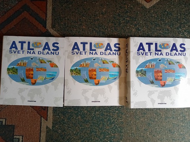 Atlas svet na dlanu / DeAgostini   brojevi 1- 83