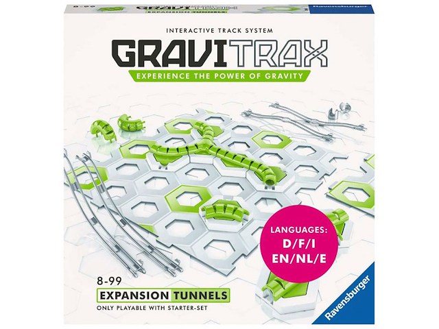 RAVENSBURGER Edukativni set Nauka za decu Igra GRAVITRAX Tunel DODATAK RA27623