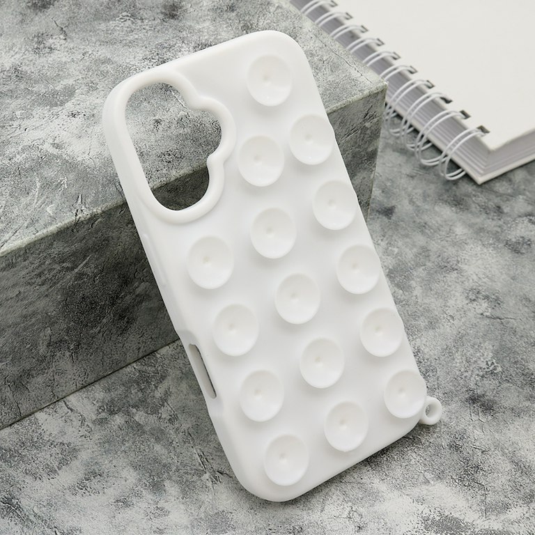 Futrola OCTOBUDDY za iPhone 17 (6.3) bela