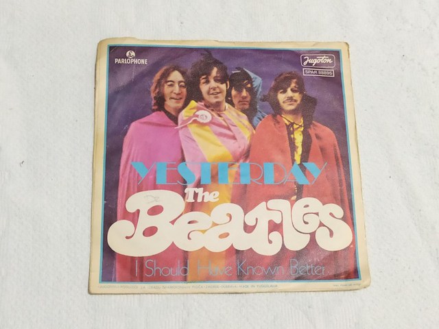 THE BEATLES - Yesterday (SINGL, 3/3+/4)