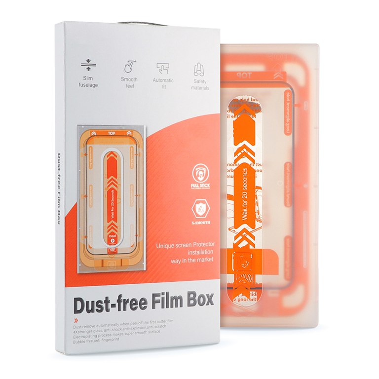 Folija za zastitu ekrana GLASS FILM BOX - DUST FREE za iPhone 17 Pro (6.3)