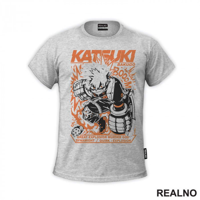 BAKUGO ORANGE - MY HERO ACADEMIA - MAJICA