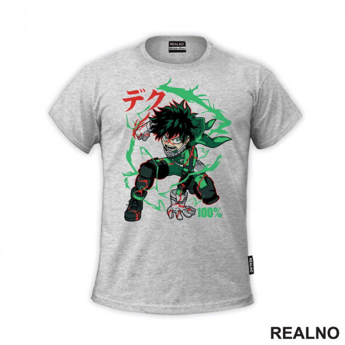DEKU - GREEN - MY HERO ACADEMIA - MAJICA