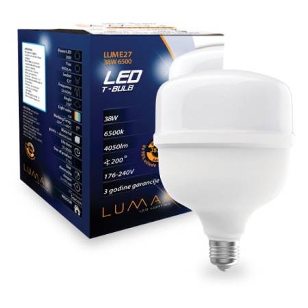 Lumax led sijalica t-bulb lume27-38w 6500k 4050lm ( 006577 )
