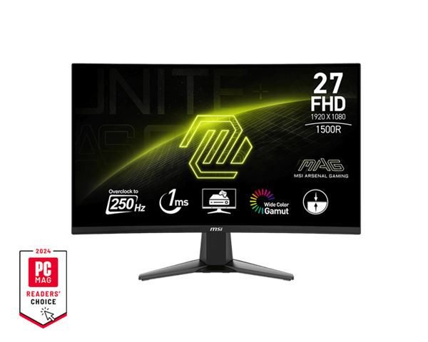 Monitor 27 MSI MAG 27C6X VA FHD 240Hz DP2xHDMI Zakrivljen