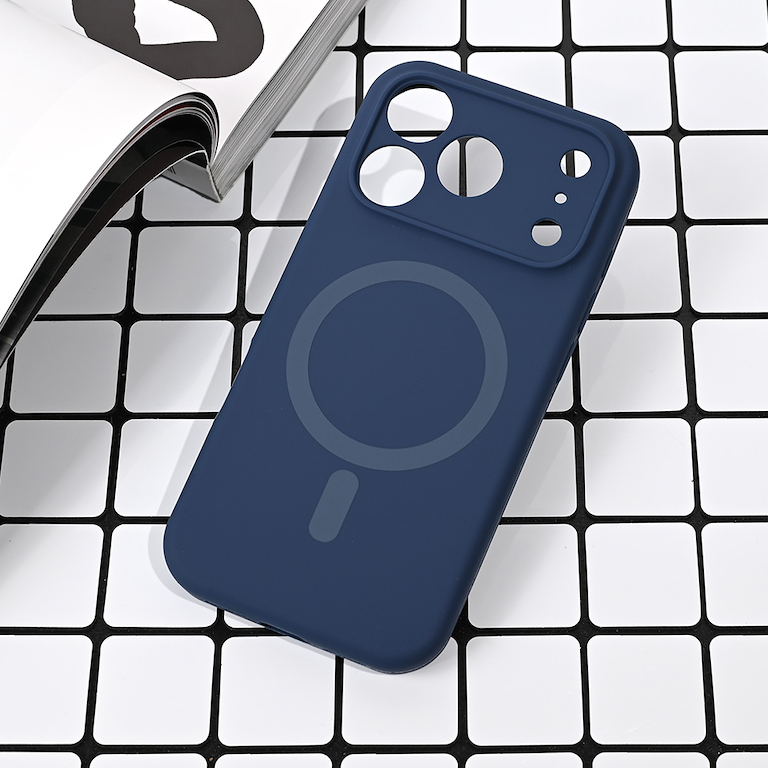 Futrola Magsafe Pure color za iPhone 17 Pro plava