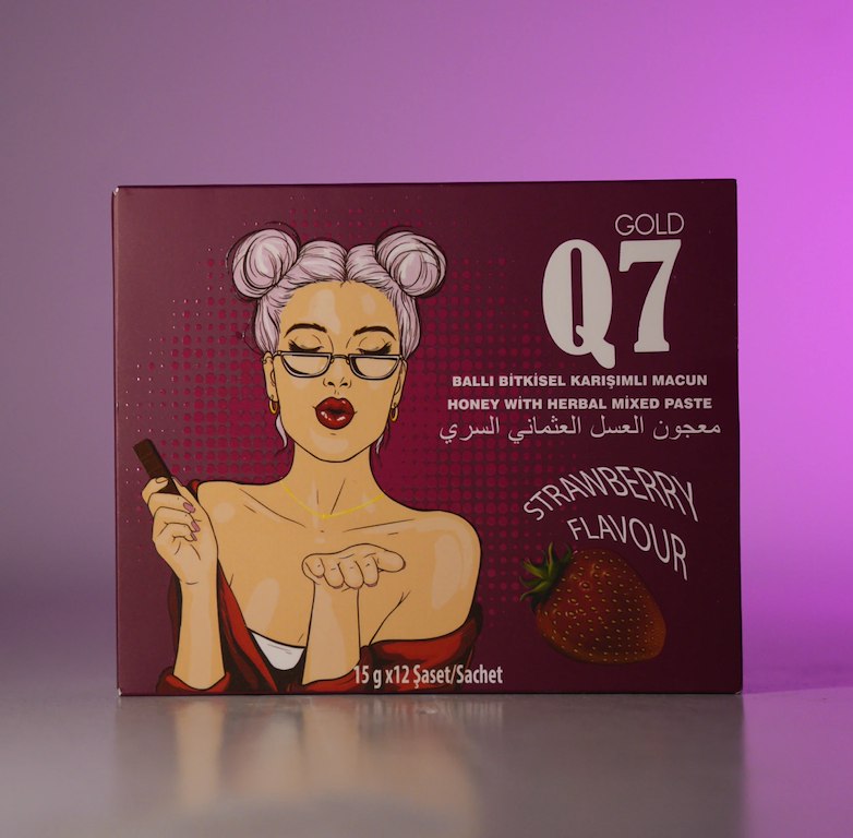 Q7 SEKSUALNI TONIK ZA ŽENE – EPIMEDIJUM PASTA SA UKUSOM JAGODE