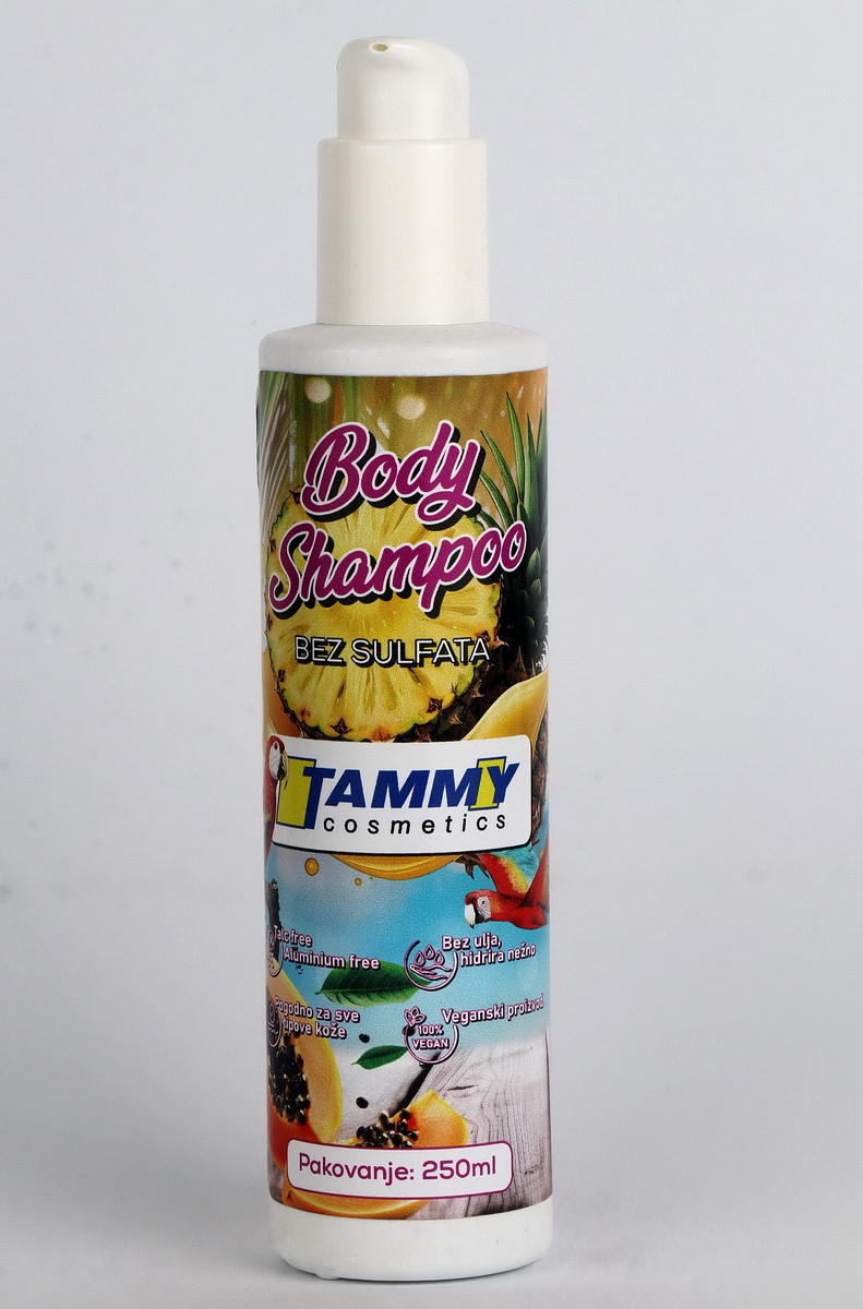 BODY SHAMPOO BEZ SULFATA 250ML.