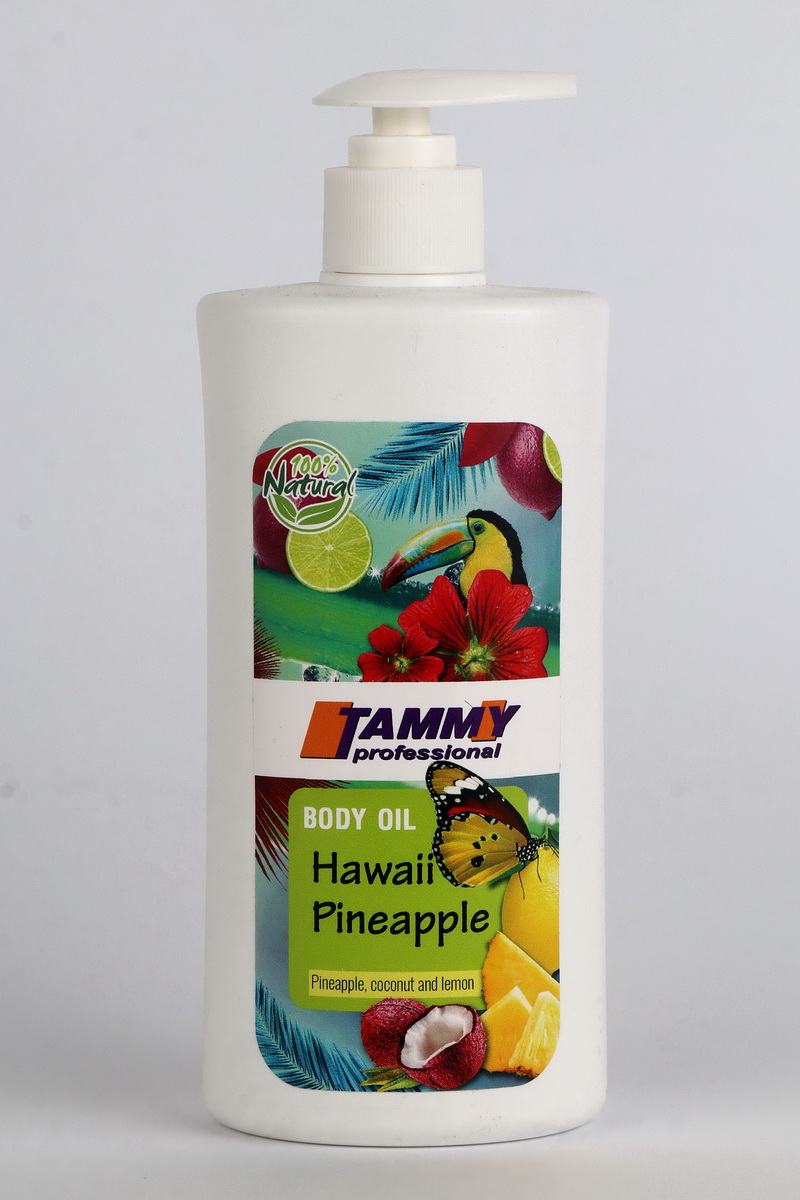 BODY OIL HAWAI PINEAPPLE – ANANAS, KOKOS I LIMUN 500ML.
