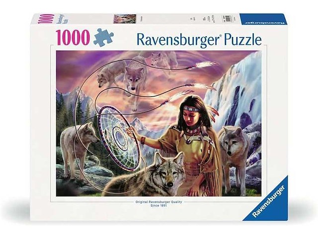 Puzzle slagalica 1000 delova Indijanka i hvatač snova Ravensburger 12000624
