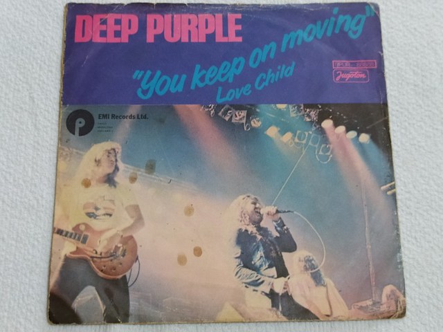 DEEP PURPLE - You keep on moving (SINGL, 3+/4/3)