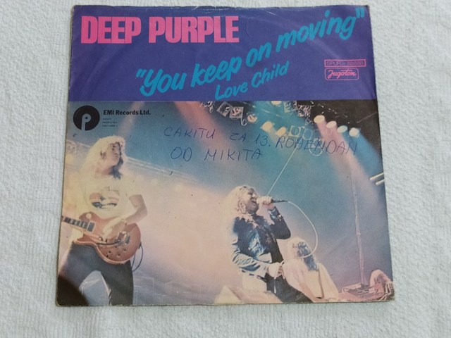 DEEP PURPLE - You keep on moving (SINGL, 3/3-/3)
