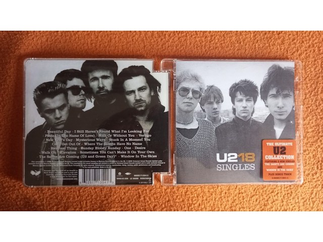 U2 - U218 Singles (samo CD, zadnj omot, kutija/sticker)