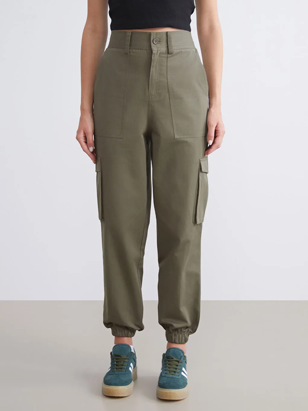 LCW ECO Tamno Žuta Jogger Pantalone Žena