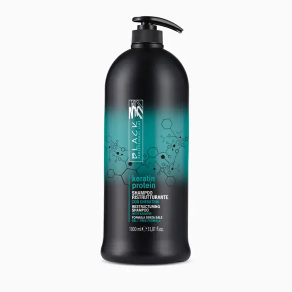 Black Professional Keratin Protein Šampon 1000 Ml
