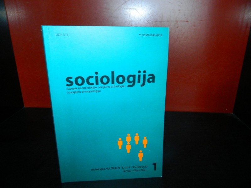 Časopis Sociologija 1*2001