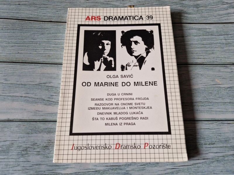 OD MARINE DO MILENE - OLGA SAVIĆ - ARS DRAMATICA 39
