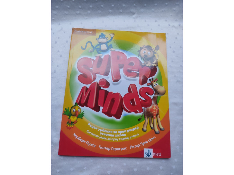 SUPER MINDS KLETT ZA 1. RAZRED RADNI UDŽBENIK