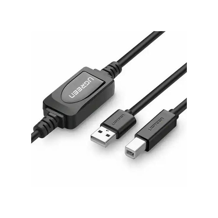 Kabl USB 2.0 Aktivni Print Ugreen US122 M/m 15m