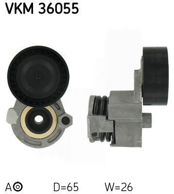 Zatezač kaiša, klinasti rebrasti kaiš SKF VKM 36055