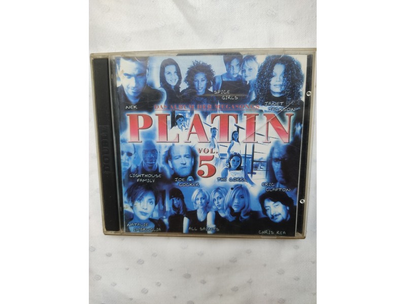PLATIN 5 VOL 2 CD A POP ROCK GRUPA IZVOĐAČA HITOVI