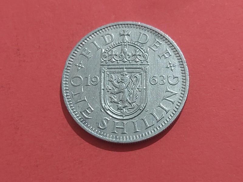 Britanija - one shilling 1963 god