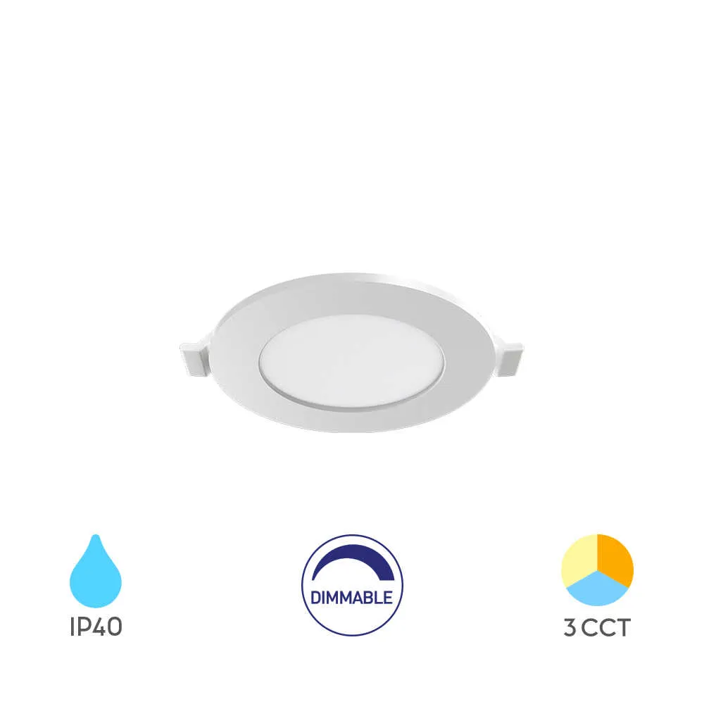 4W RND DIM 3INC BELA 3IN1 LED PANEL LIG