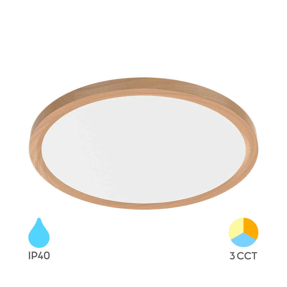JADE R WDN RND 45W 3IN1 CEILING LIGHT