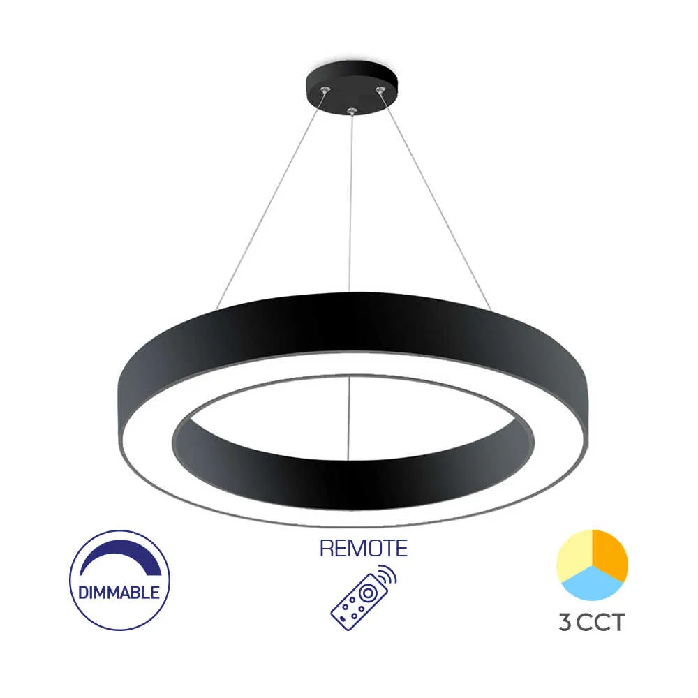 BLADE RND CRNA 45W RMT CEILING LIGHT