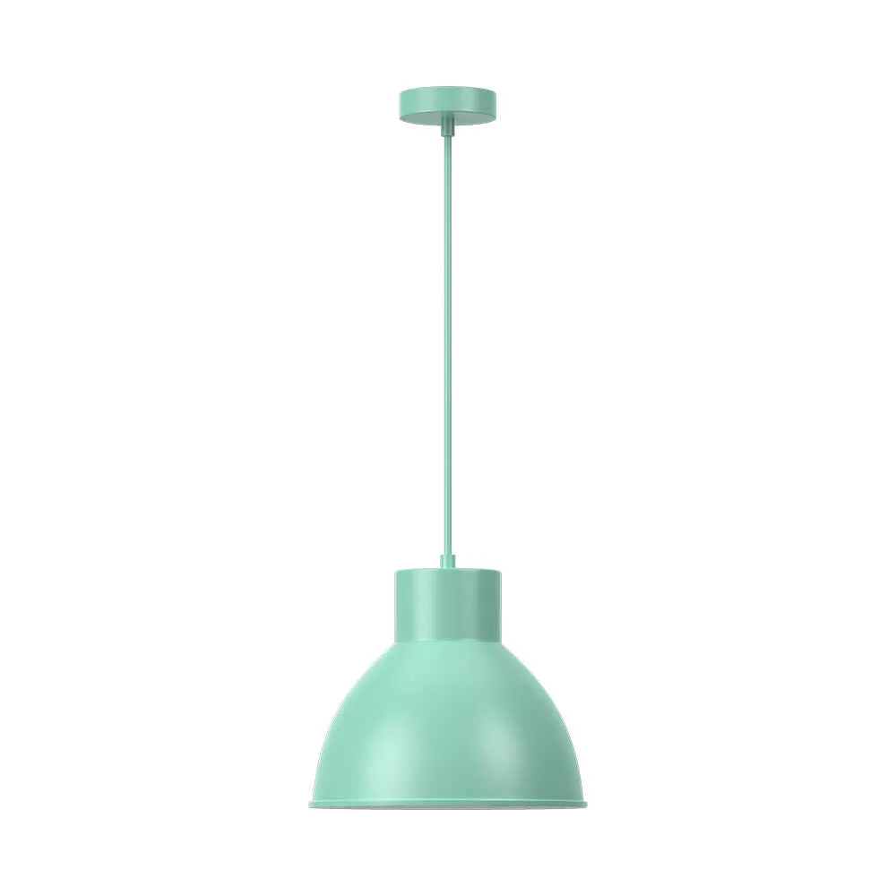 P008R 1H 1xE27 GRN PENDANT LIGHT