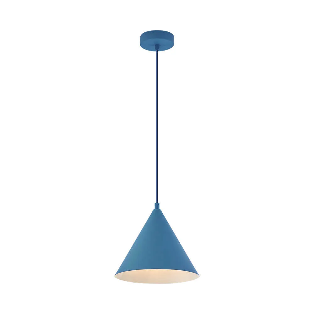 P010R 1H 1xE27 BLU PENDANT LIGHT