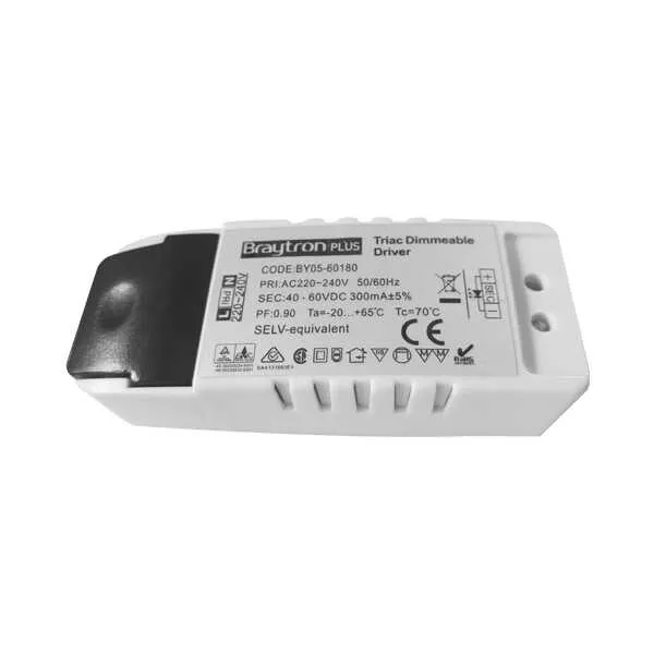 18W 300ma IP20 TRIAC DIMMEABLE DRIVER