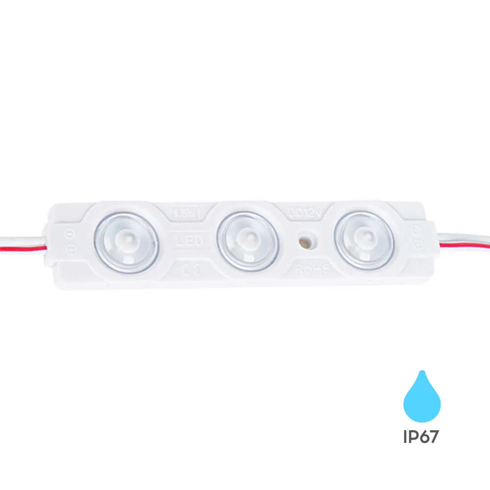 LED MODUL 1.2W 3LED 5730 GRN 12VDC IP67 E