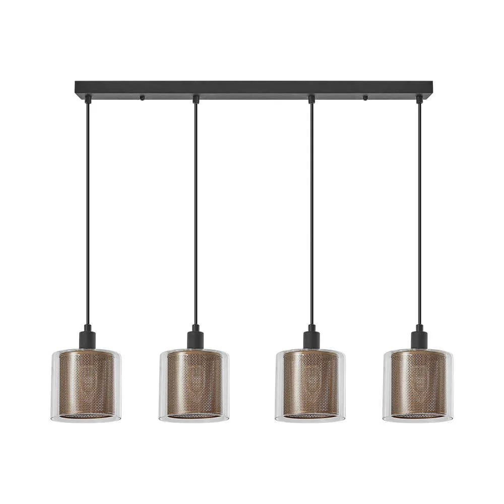 S008S 4H 4xE14 CPR PENDANT LIGHT