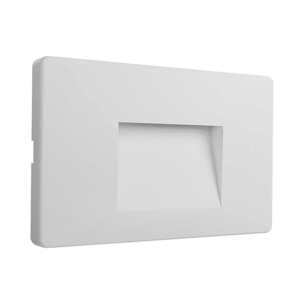 VEKTA B SQR BEL3W 3000K IP65 WALL LIGHT