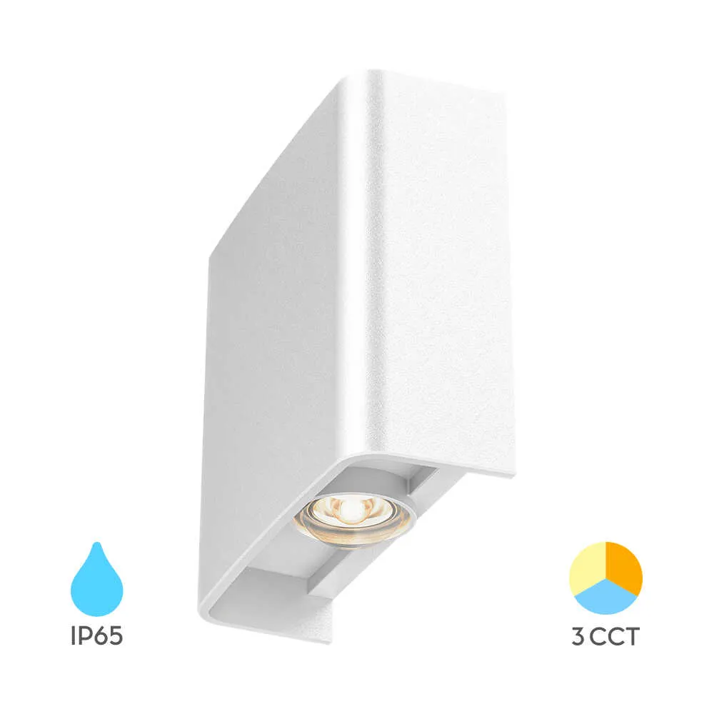VECTOR BELA 2x1W 3IN1 IP65 WALL LIGHT