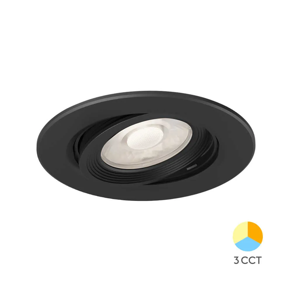 SPOTLED 5W RND CRNA 3IN1 LED SPOTLIGHT
